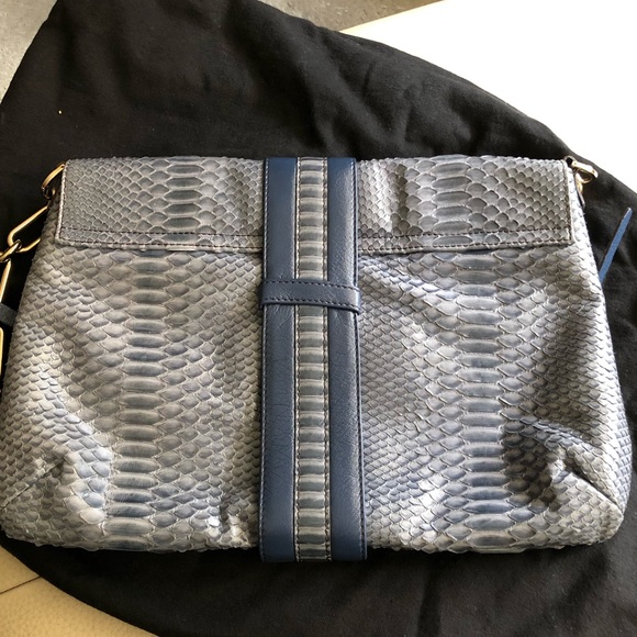 Lanvin | Bags | Lanvin Happy Python Bag Sky Blue | Poshmark